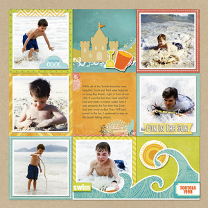 Simple Scrapper August Challenge - Right as Rain