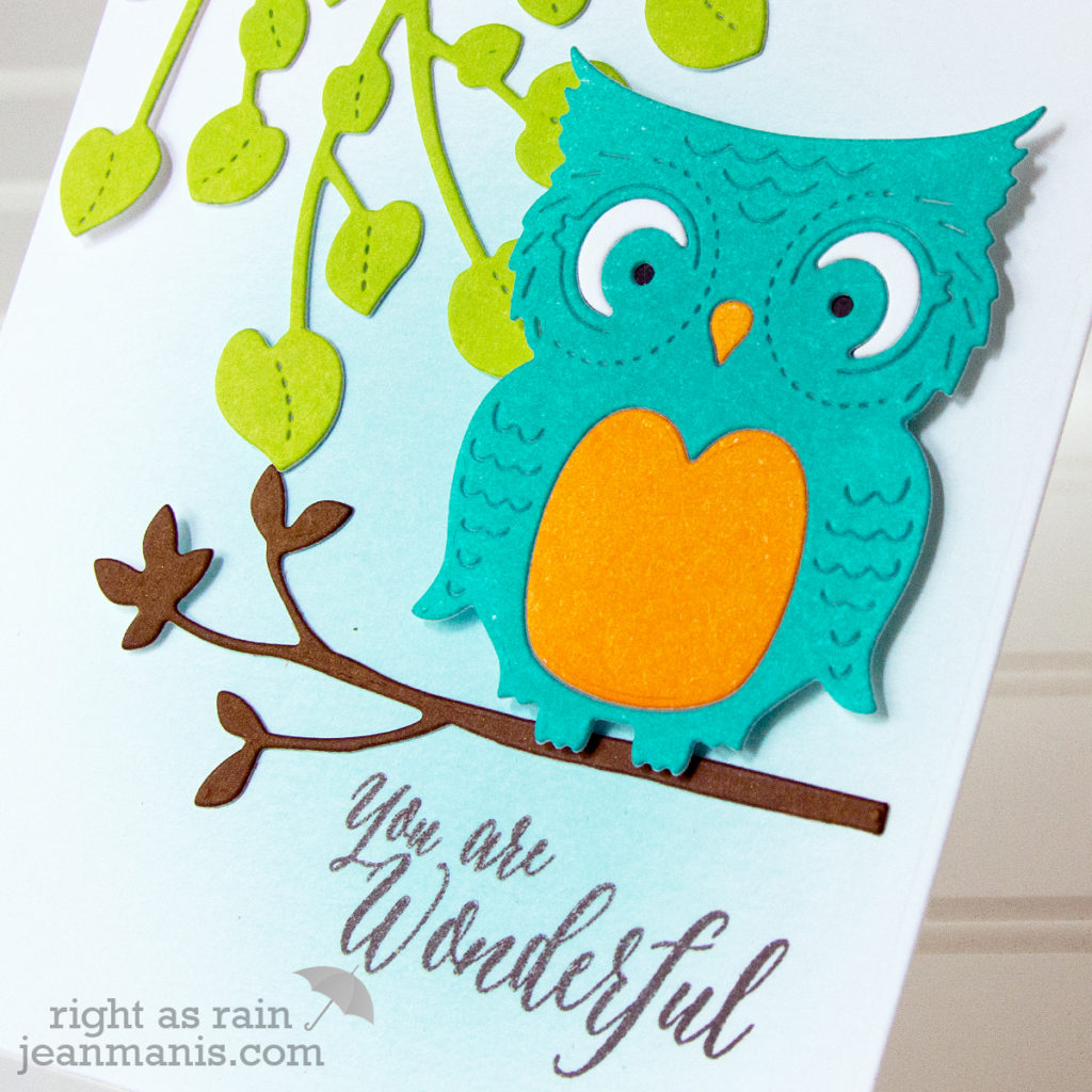 Penny Black Simplicity – Die-Cut Owl - Right as Rain