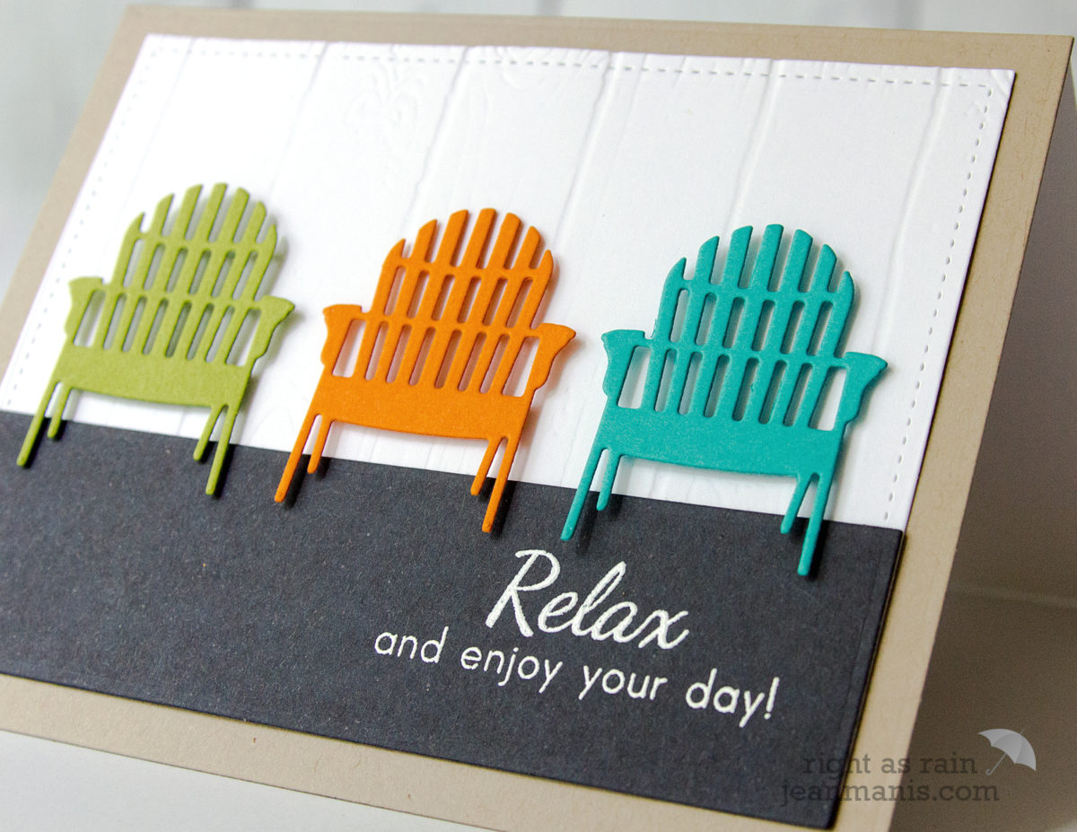Die-cut Summer Chairs - Right as Rain