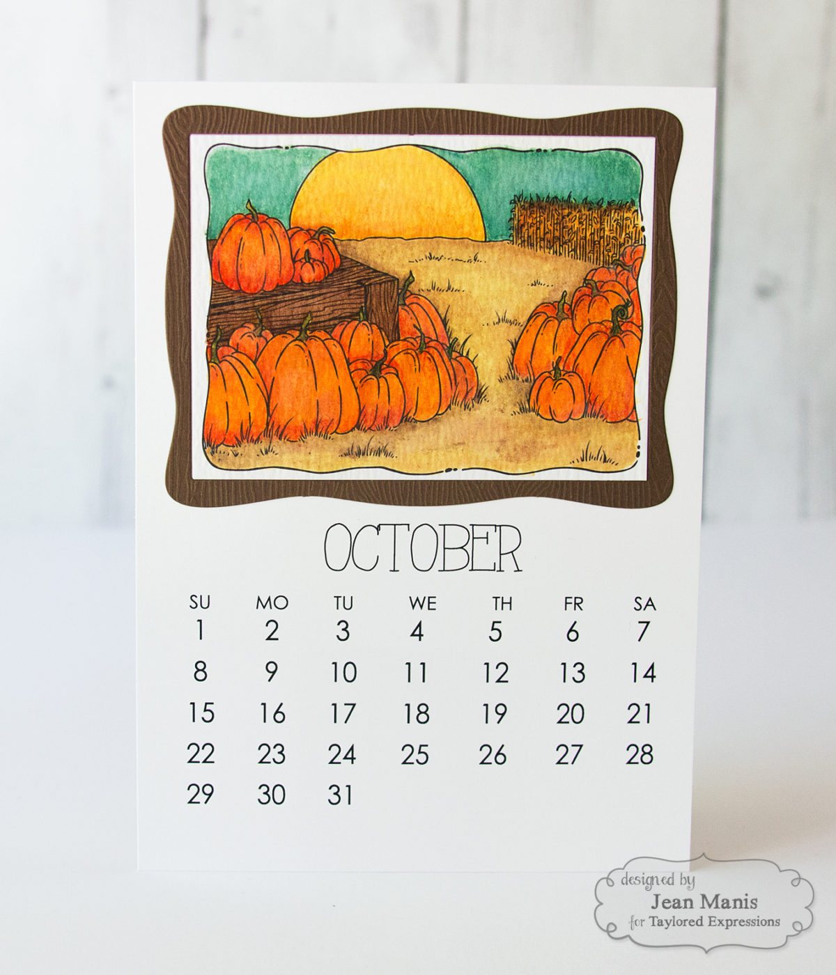 Taylored Expressions – September and October Watercolored Calendar ...