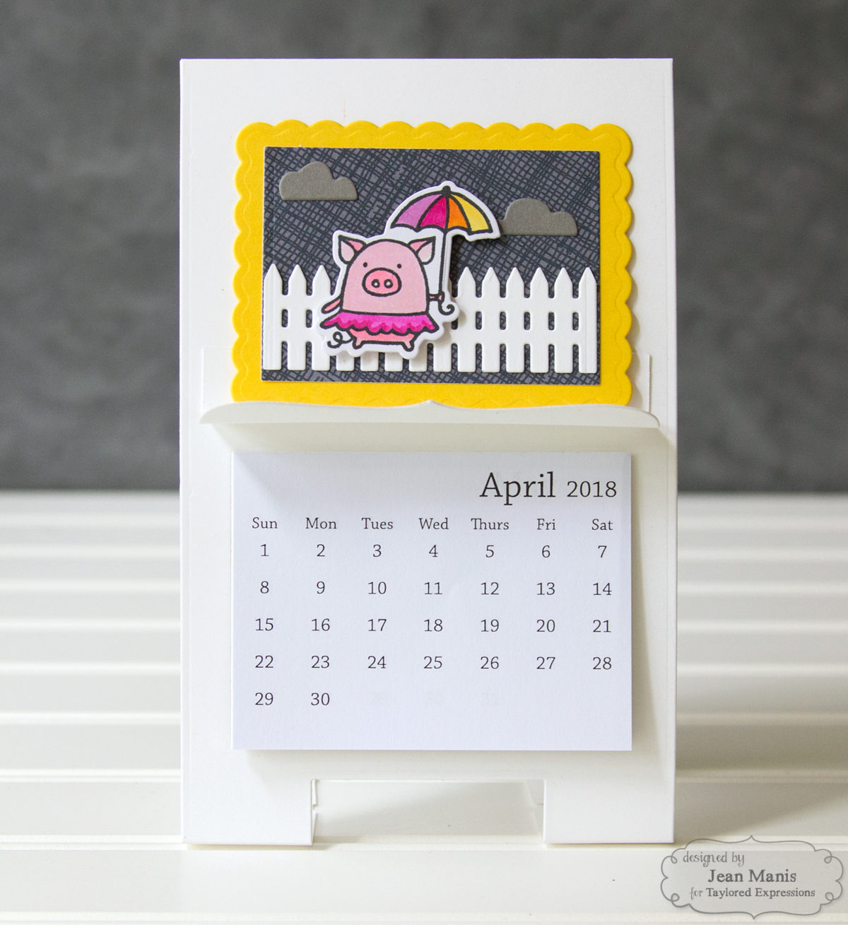 Taylored Expressions – 2018 Display Easel Calendars - Right as Rain