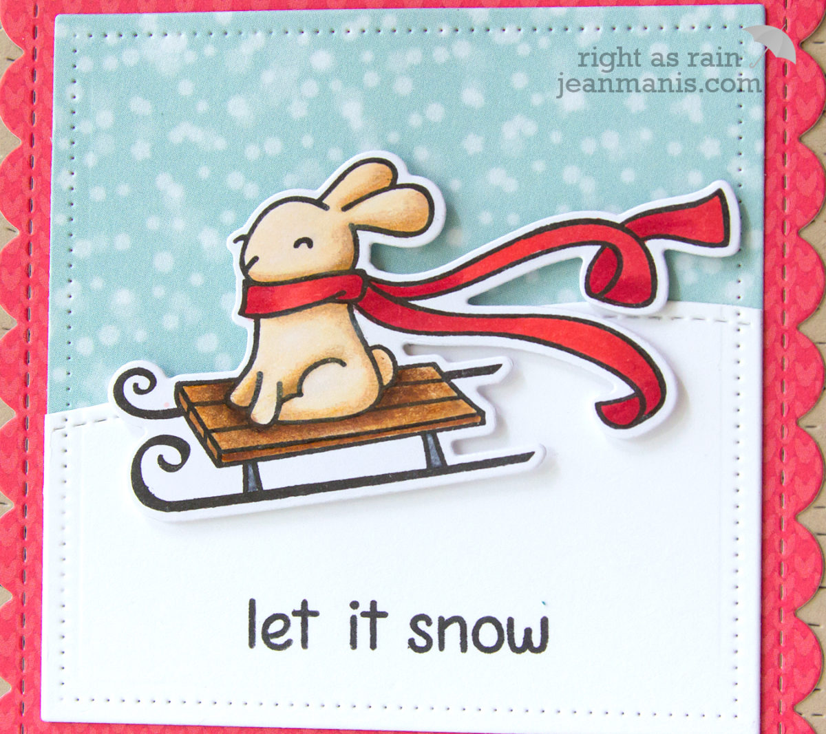 Lawn Fawn – Winter Bunny - Right as Rain