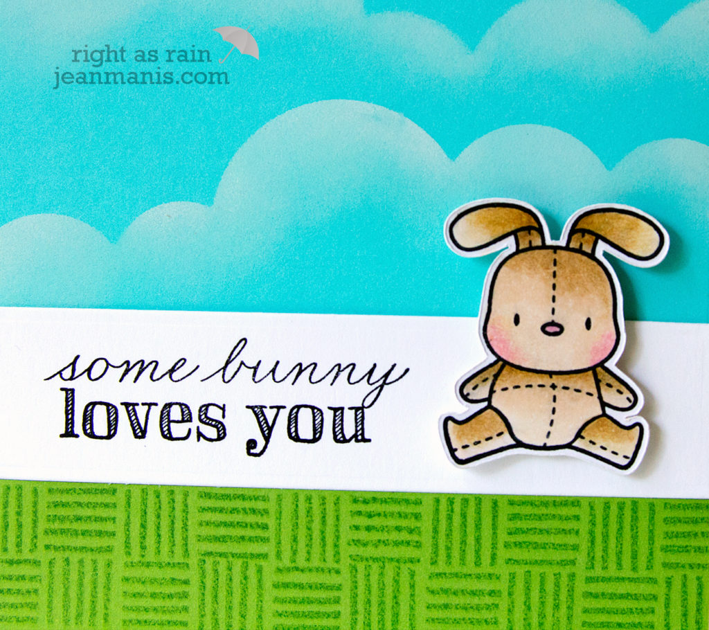 Mama Elephant CAS Easter Card - Right as Rain