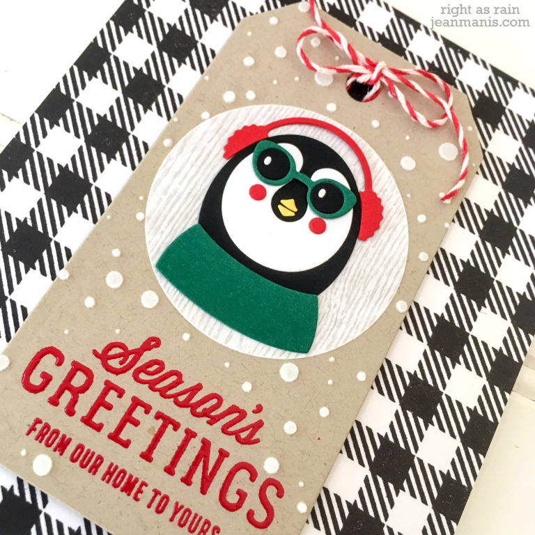 A Cool Yule – Die-cut Penguin - Right as Rain