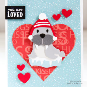 Spellbinders Walrus Valentine - Right as Rain