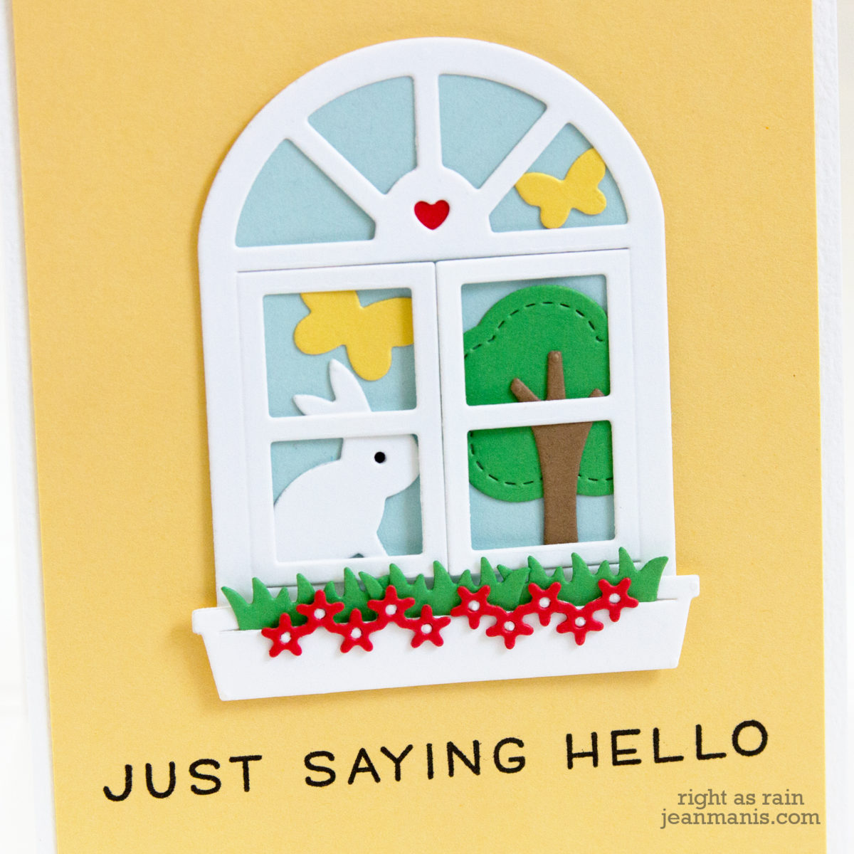 Lawn Fawn Spring-Scene Window - Right as Rain