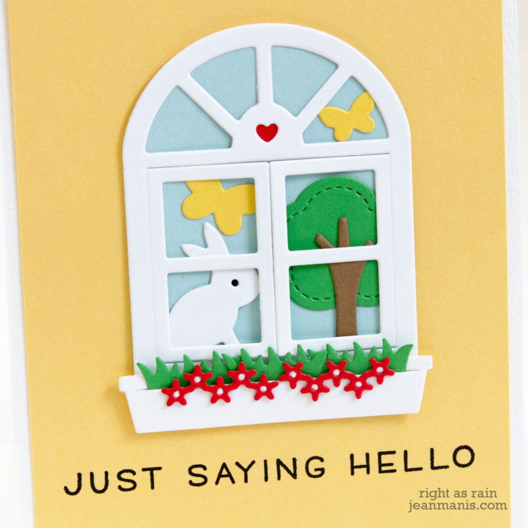 Lawn Fawn Spring-Scene Window - Right as Rain