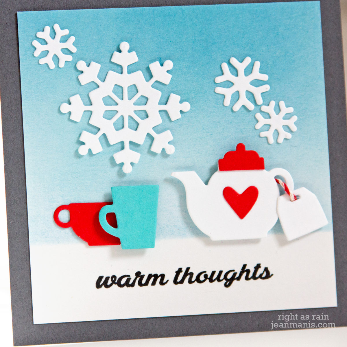 Paper Smooches – February LOVE Challenge - Right as Rain