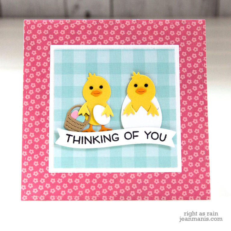 Die-cut Easter Chicks - Right as Rain