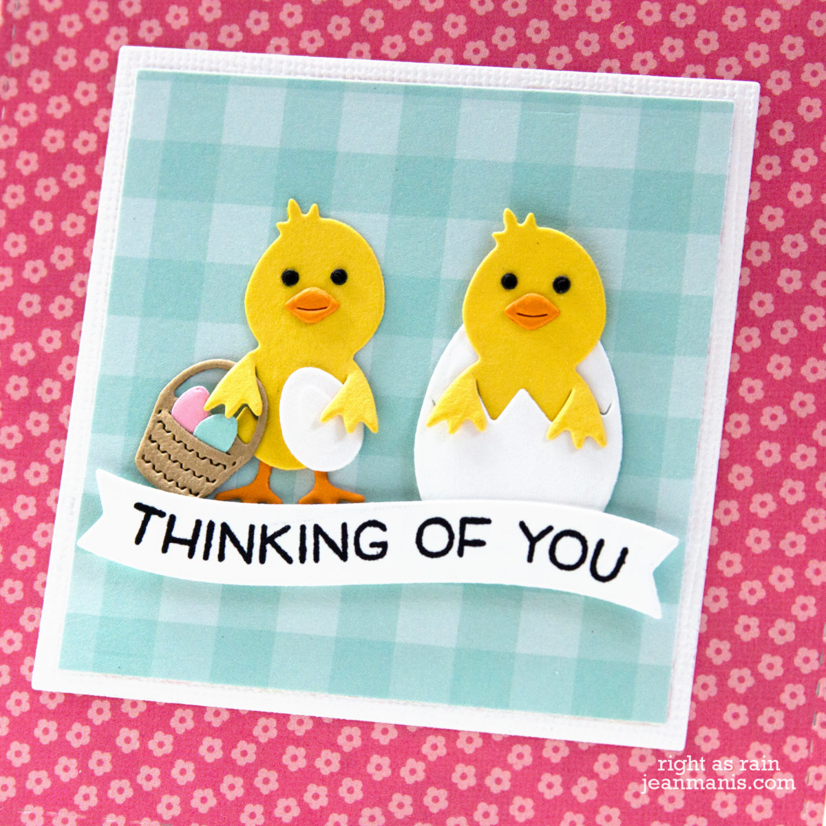Die-cut Easter Chicks - Right as Rain