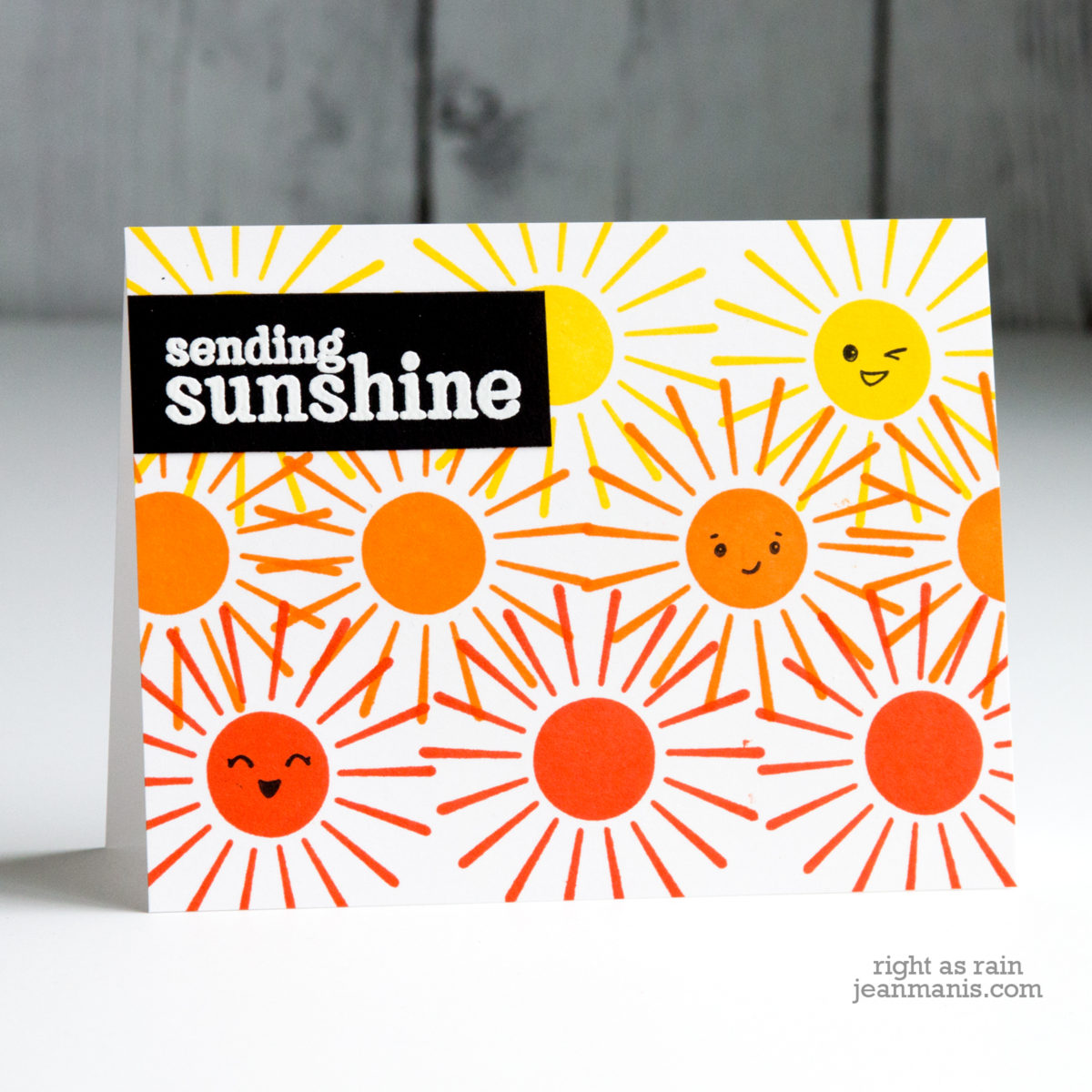 Spellbinders Fun Stampers Journey Buzzworthy Collection - Right as Rain