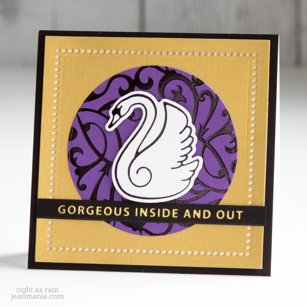 Spellbinders Sweet Cardlets - Right as Rain