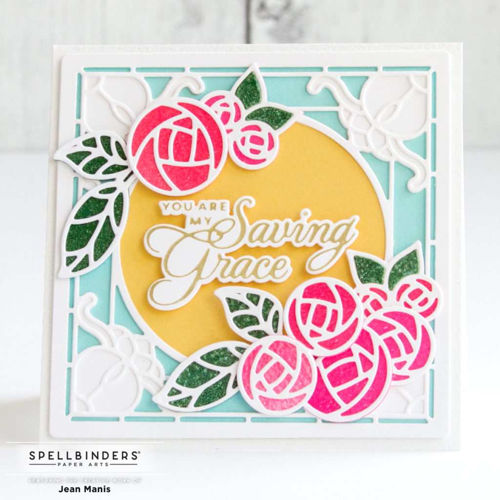 Spellbinders Stained Glass Bouquet Collection - Right as Rain