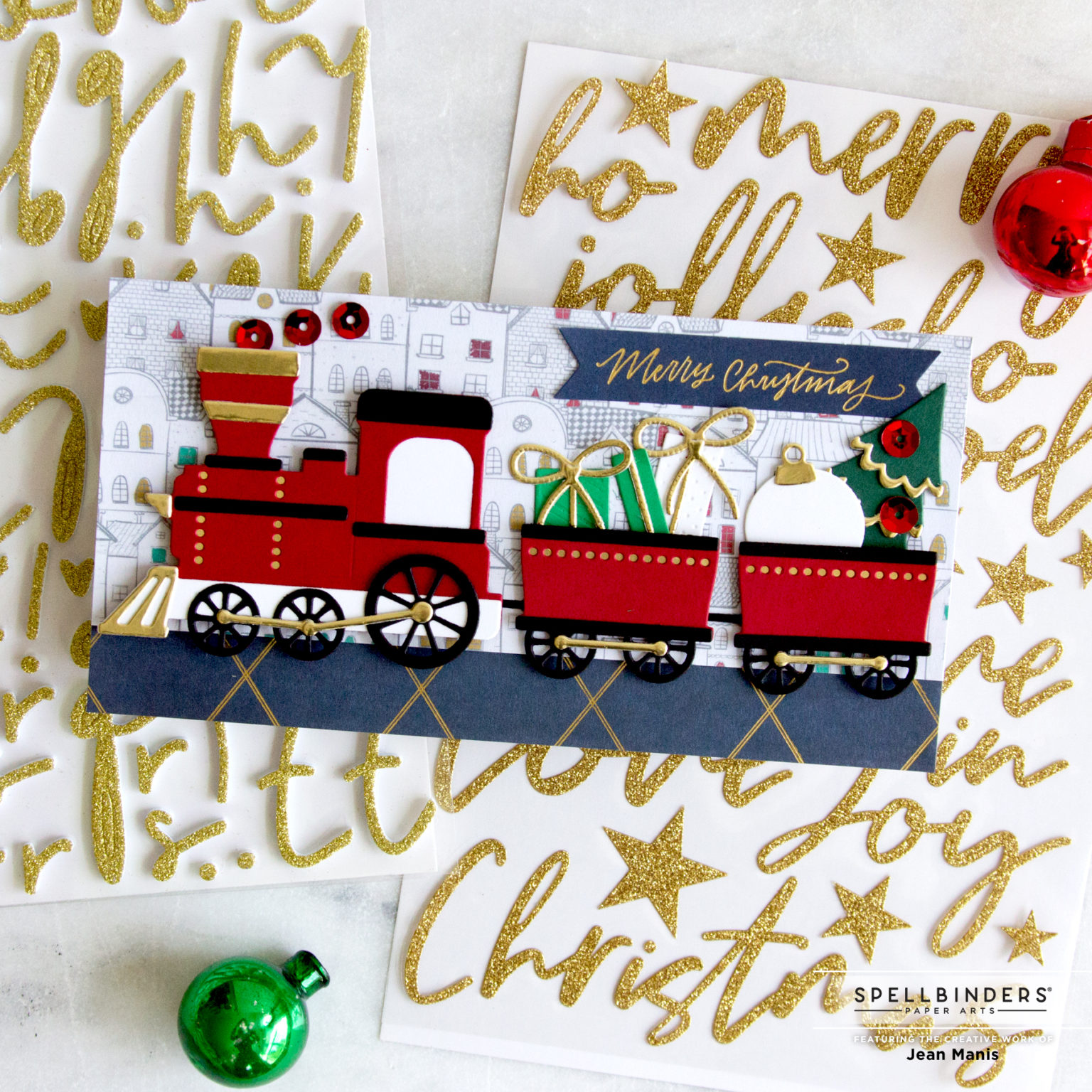 Spellbinders All Aboard Christmas Kit 2021 Limited Edition - Right as Rain