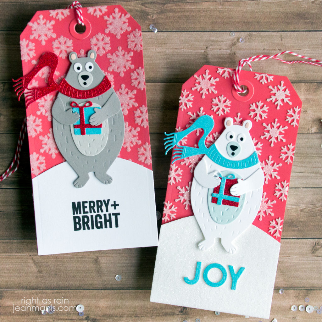 Tim Holtz Cozy Winter Tags - Right as Rain