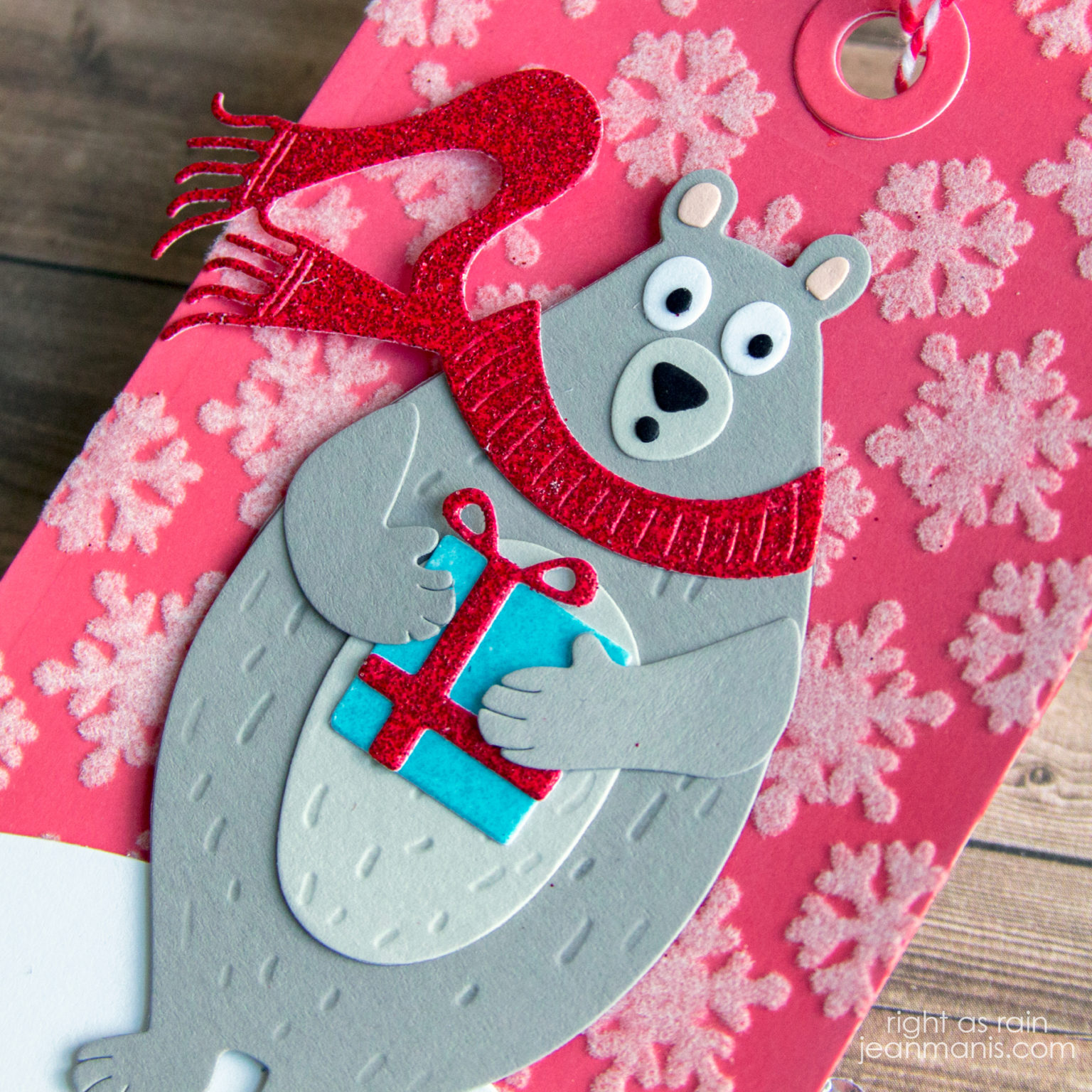 Tim Holtz Cozy Winter Tags - Right as Rain
