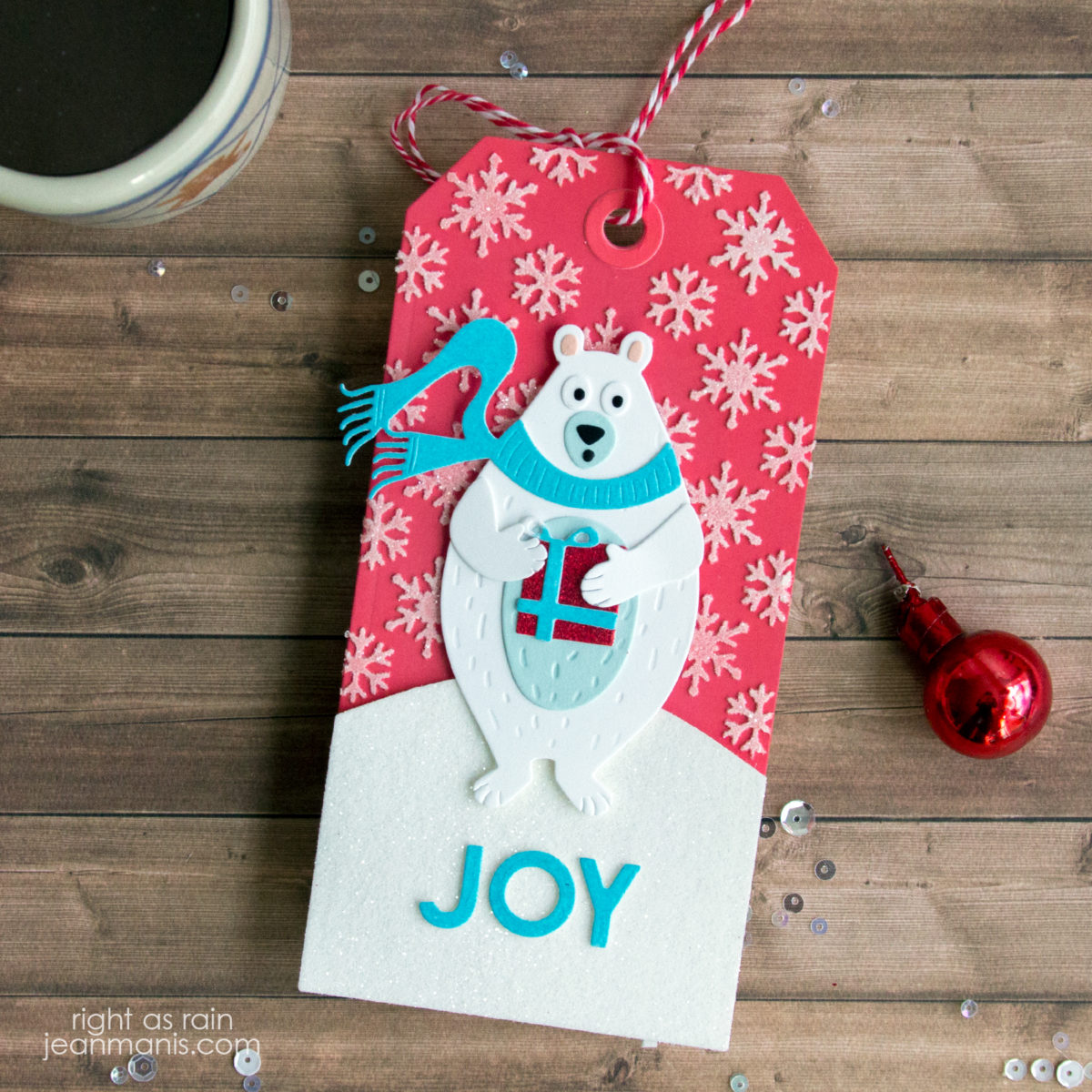 Tim Holtz Cozy Winter Tags - Right as Rain