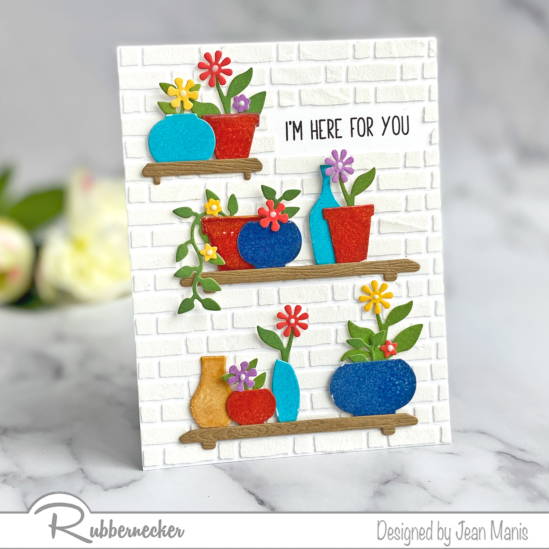 Rubbernecker | Die-cut Encouragement Card - Right as Rain