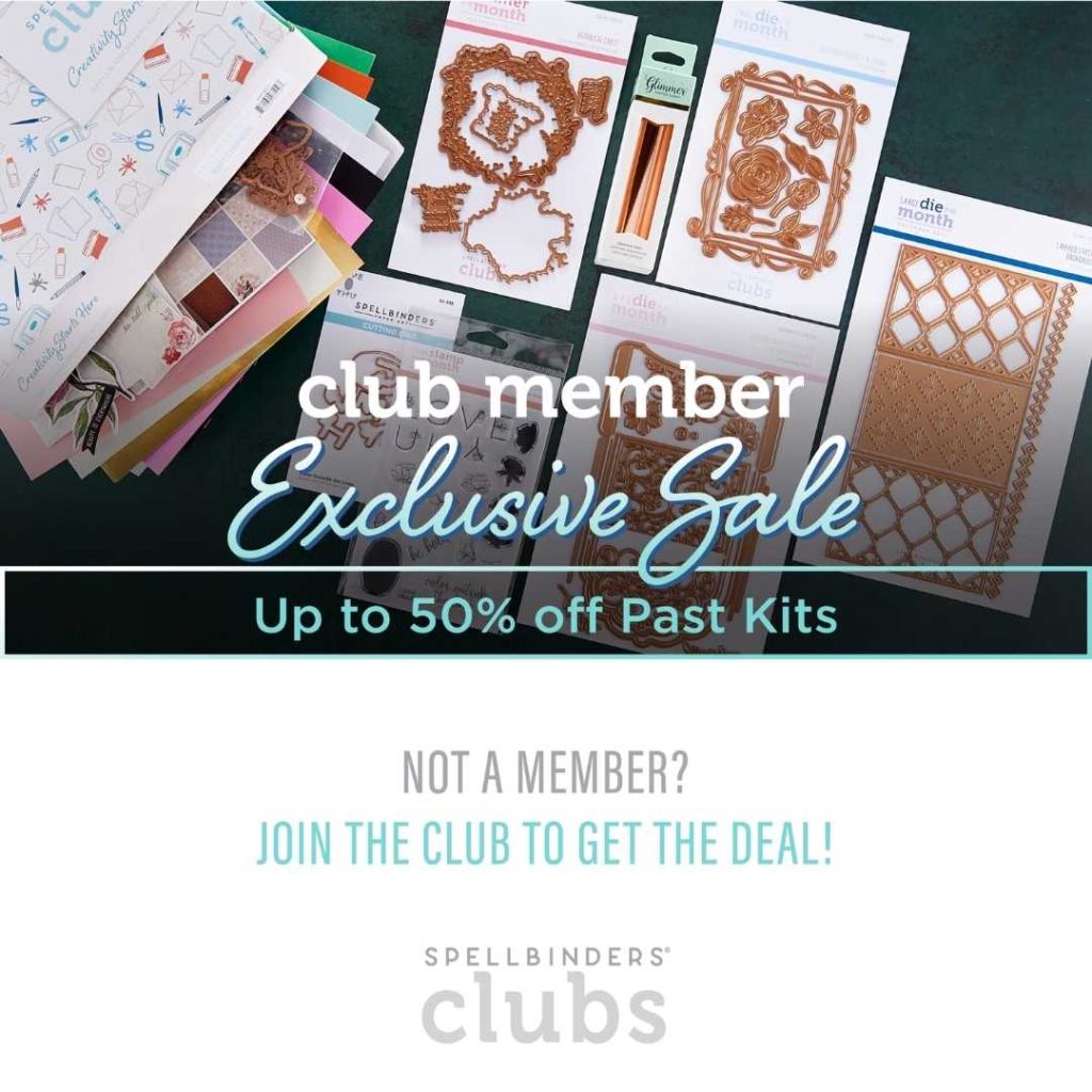 Spellbinders | Sweet Birdie + Past Kit Club Sale - Right as Rain