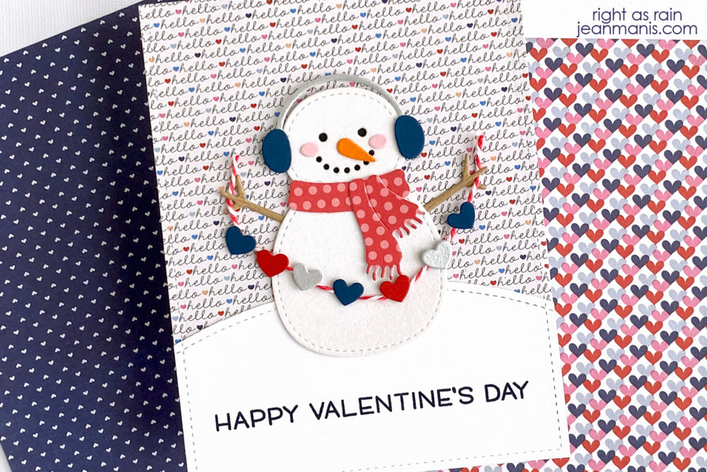 Lawn Fawn | Snowman Valentine - Right as Rain