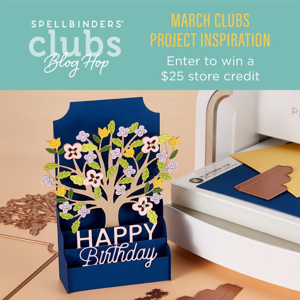 Spellbinders | March 2023 Clubs Inspiration Blog Hop - Right as Rain