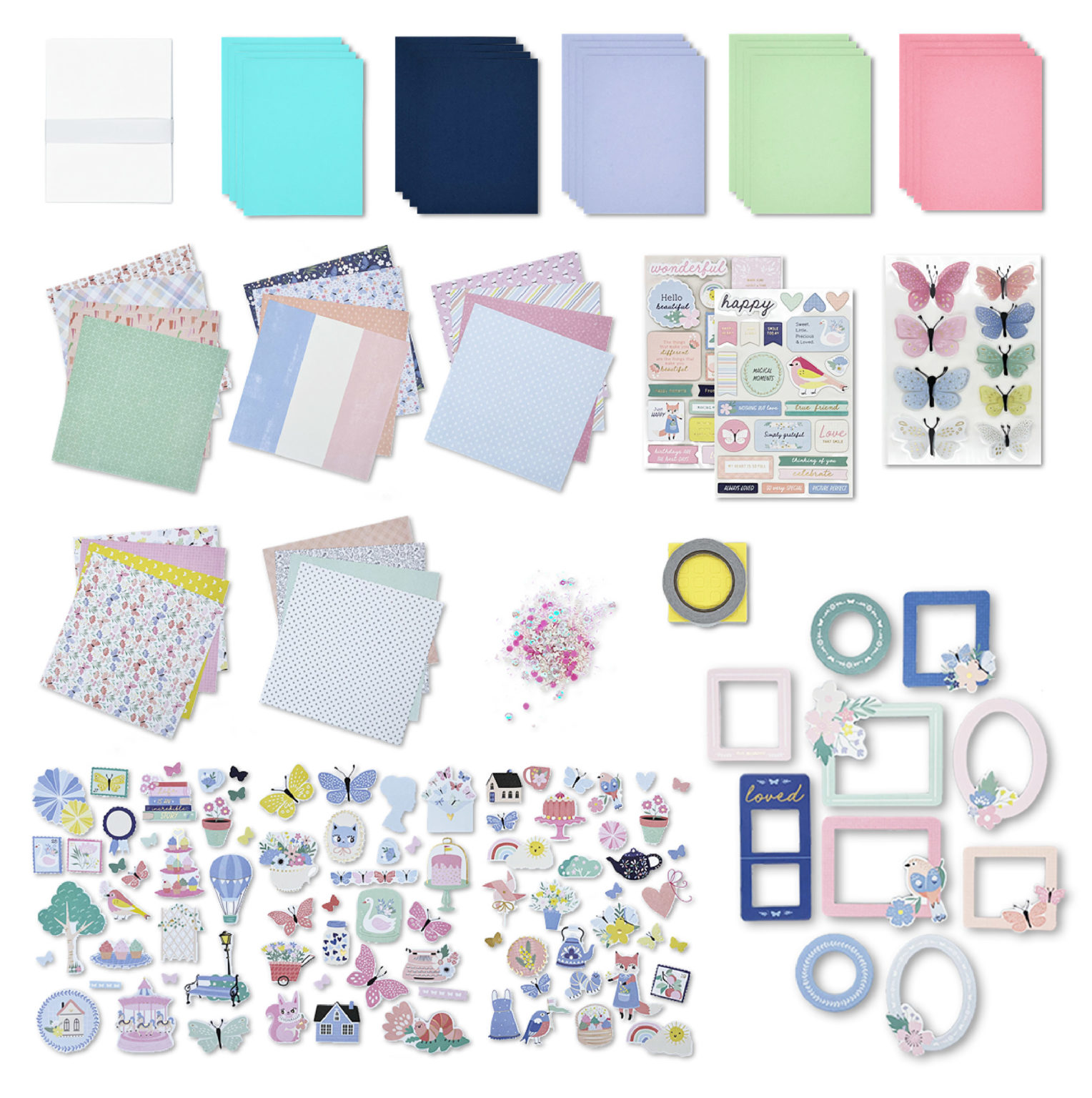 Spellbinders Card Kit of the Month - Right as Rain