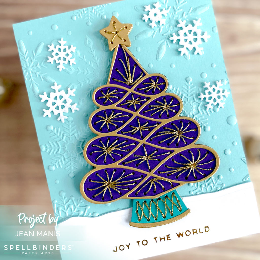 Spellbinders | Stitched Christmas Tree Card - Right as Rain