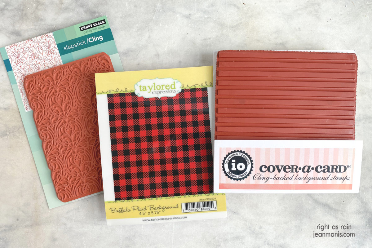 Exploring Background Stamps - Right as Rain