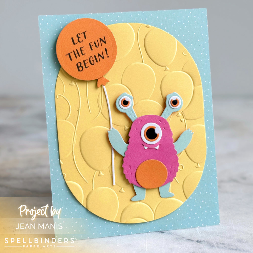 Spellbinders Dancin’ Birthday Monster - Right as Rain