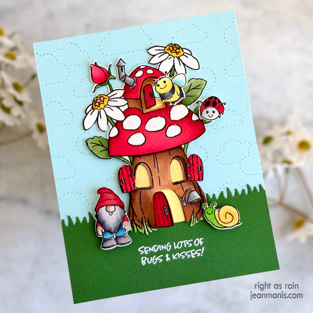 Art Impressions Whimsical Friendship Card - Right as Rain