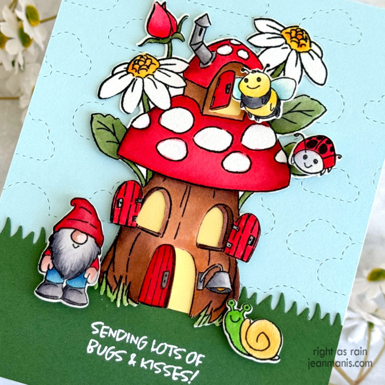 Art Impressions Whimsical Friendship Card - Right as Rain
