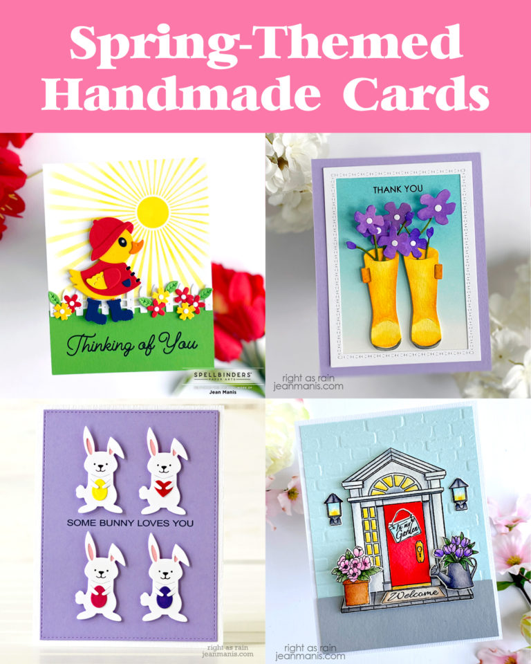 Spring-Themed Handmade Cards - Right as Rain