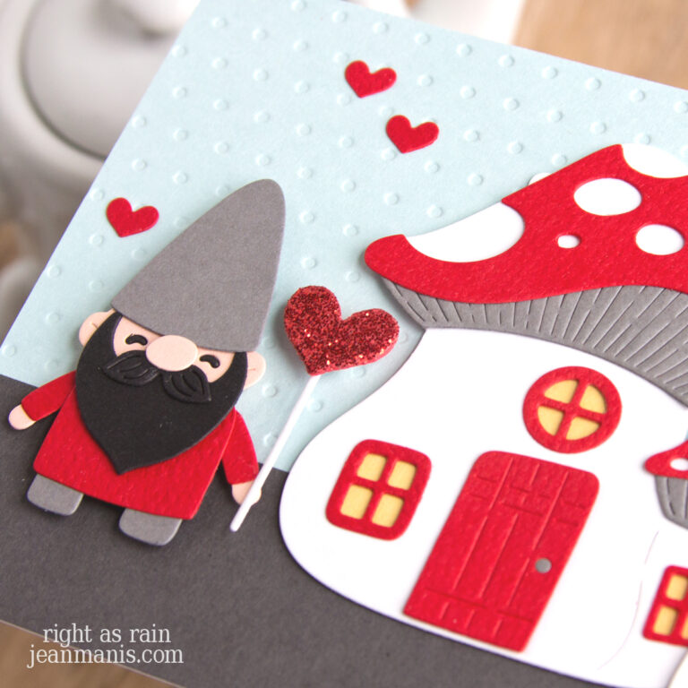 Whimsical Gnome-Themed Valentine Card - Right as Rain