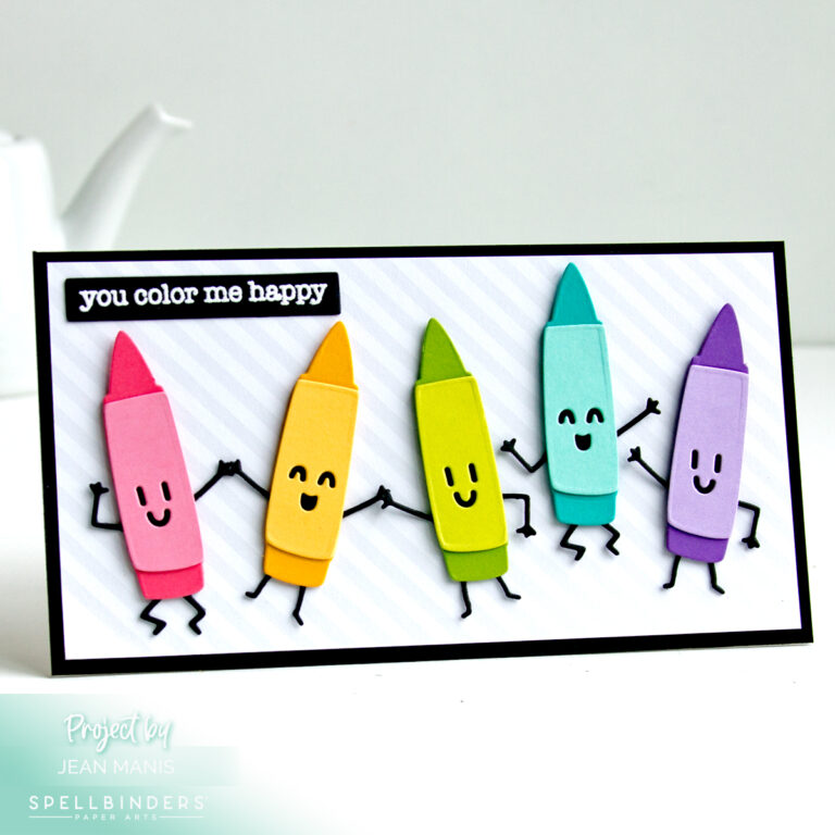 Cheerful Crayon Card with Caboodle Set - Right as Rain