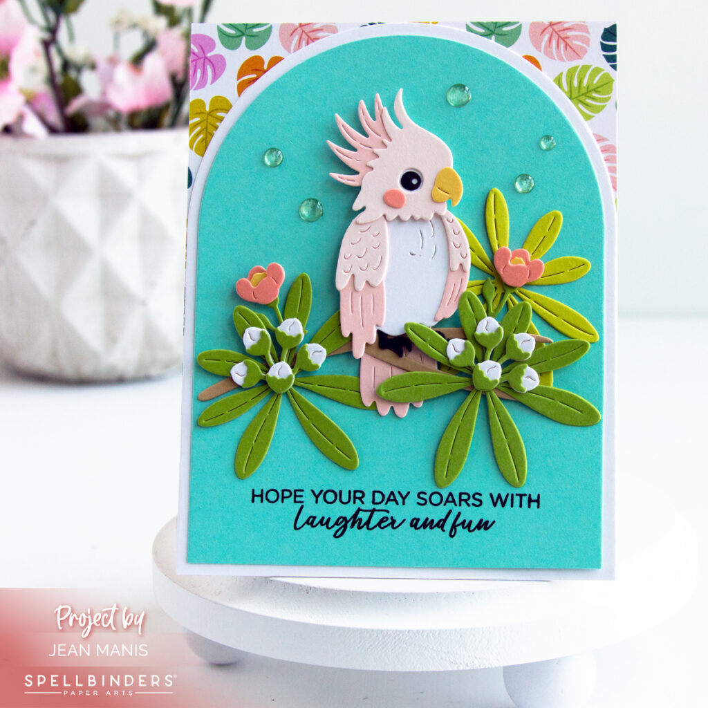 Spellbinders | Cheerful Bird Card - Right as Rain